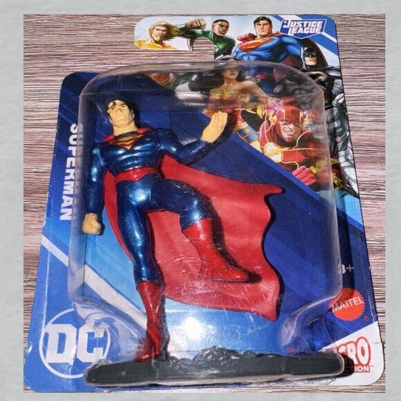 Mattel | Toys | Justice League Superman Figure Measures 3 Inches | Poshmark